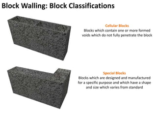 Concrete Block Walling | PPTX