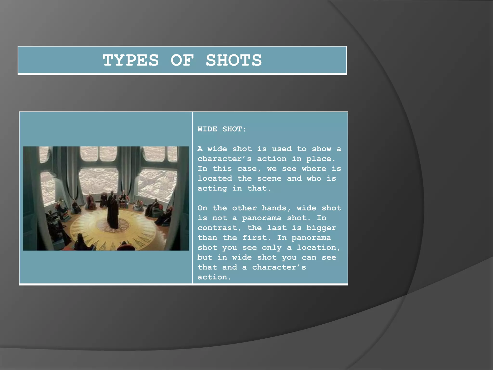 Types of shots | PPTX