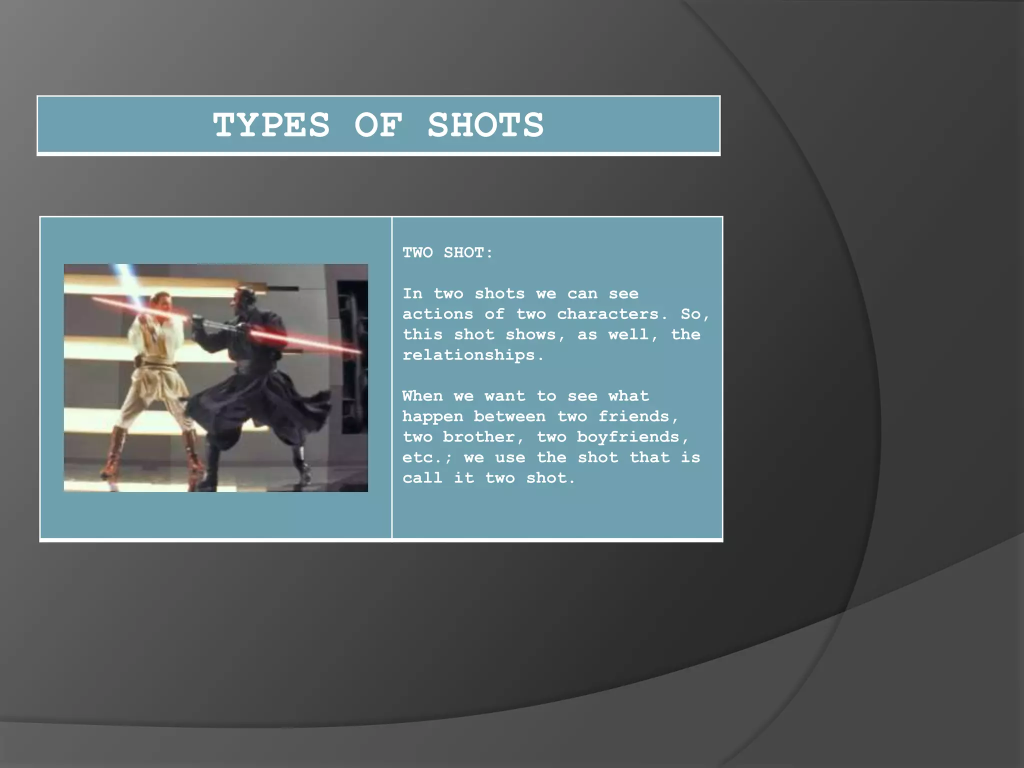 Types of shots | PPTX