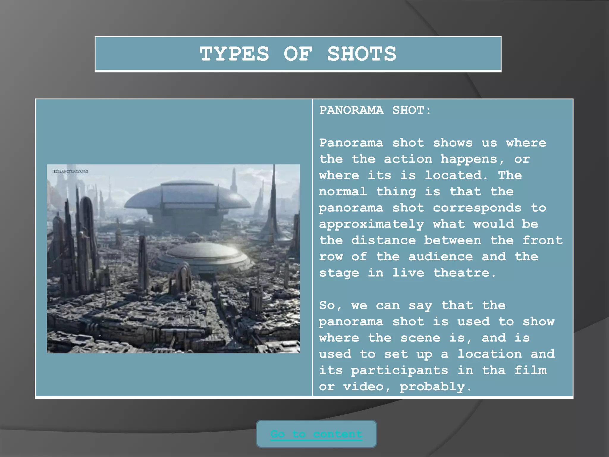 Types of shots | PPTX