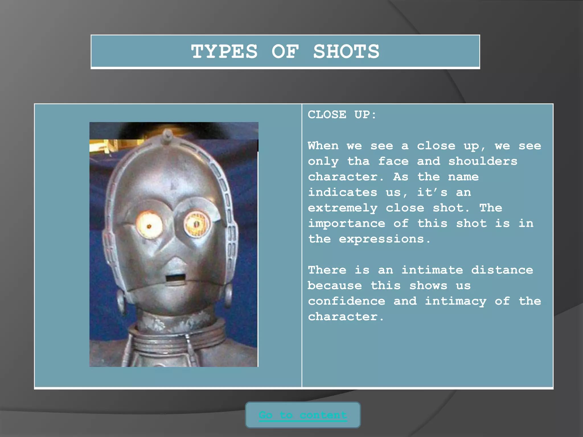 Types of shots | PPTX