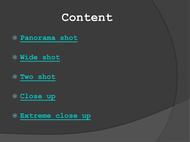 Types of shots | PPT