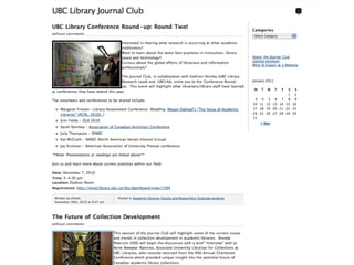 UBC Library Blog Squad Meeting | PPT