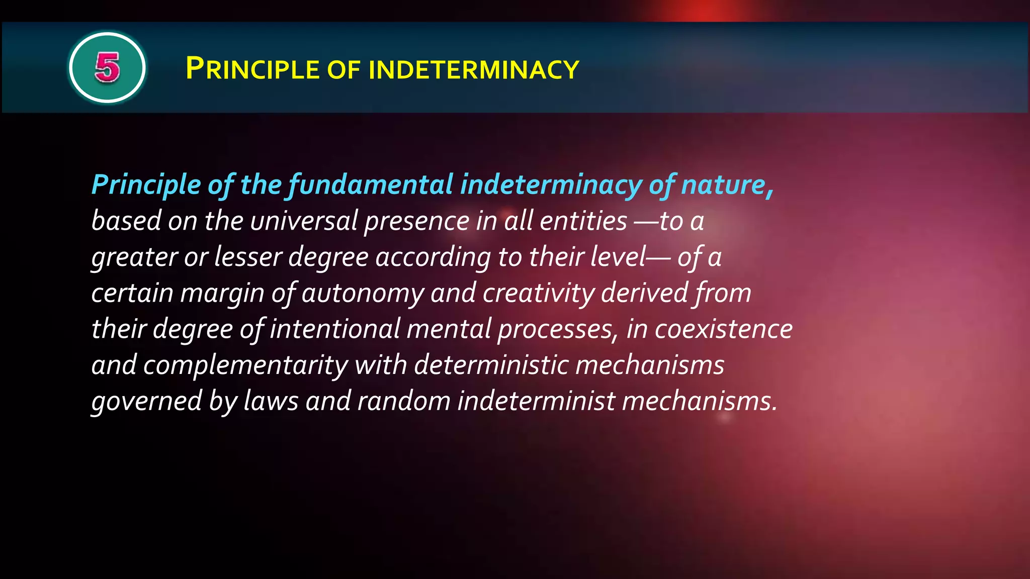 Indeterminism and Determinism book 1 chap 4 | PPTX
