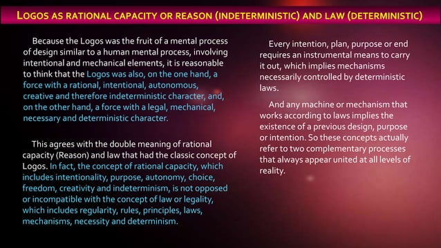 Indeterminism and Determinism book 1 chap 4 | PPTX