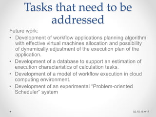 Principles of Computing Resources Planning in Cloud-Based Problem ...