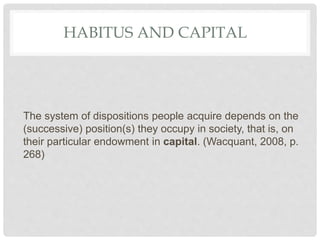 Mini-research: Pierre BOURDIEU’S THEORIES in relation to organizational behavior AND leadership ...