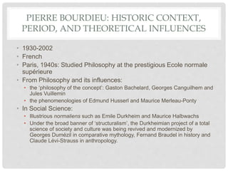 Mini-research: Pierre BOURDIEU’S THEORIES in relation to organizational behavior AND leadership ...