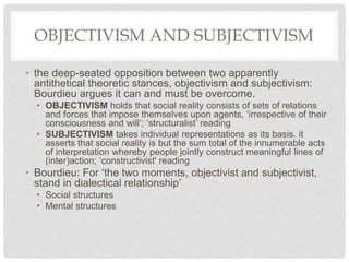 Mini-research: Pierre BOURDIEU’S THEORIES in relation to organizational behavior AND leadership ...