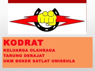 Unit Kegiatan Mahasiswa Tarung Derajat UNISSULA - Introduction ...