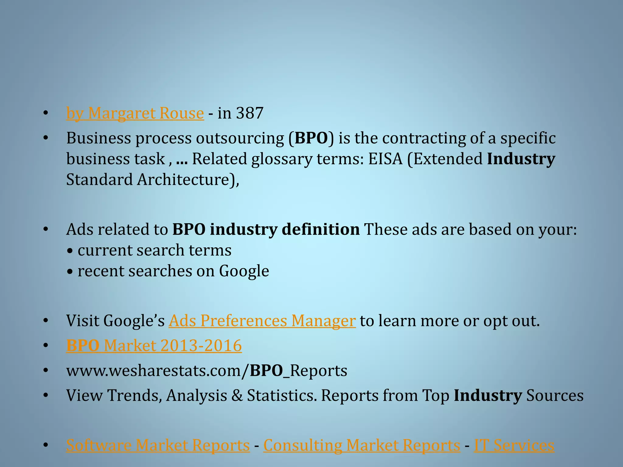 Presentation bpo | PPTX