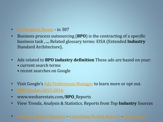 Presentation bpo | PPTX | Business | Business and Finance
