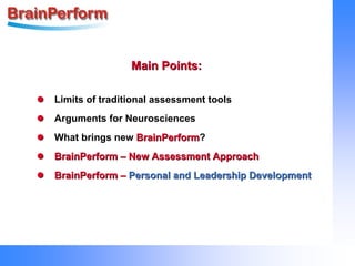 Presentation Brain Perform | PDF | Artificial Intelligence | Technology ...