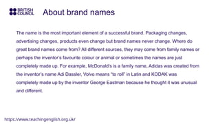 Presentation_branding English learning Brands | PPT