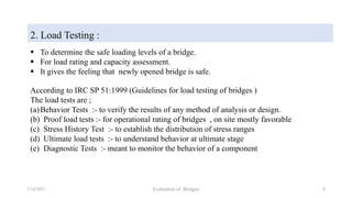 Presentation bridge assessment approach | PPTX