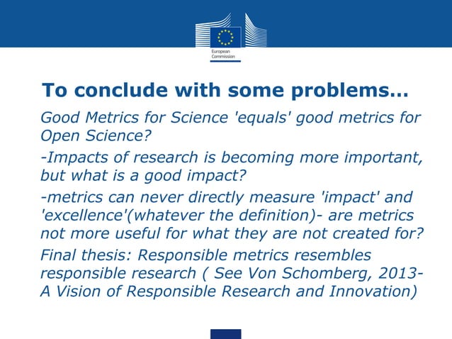 Presentation on Open Science and its 'Impacts'; | PPT
