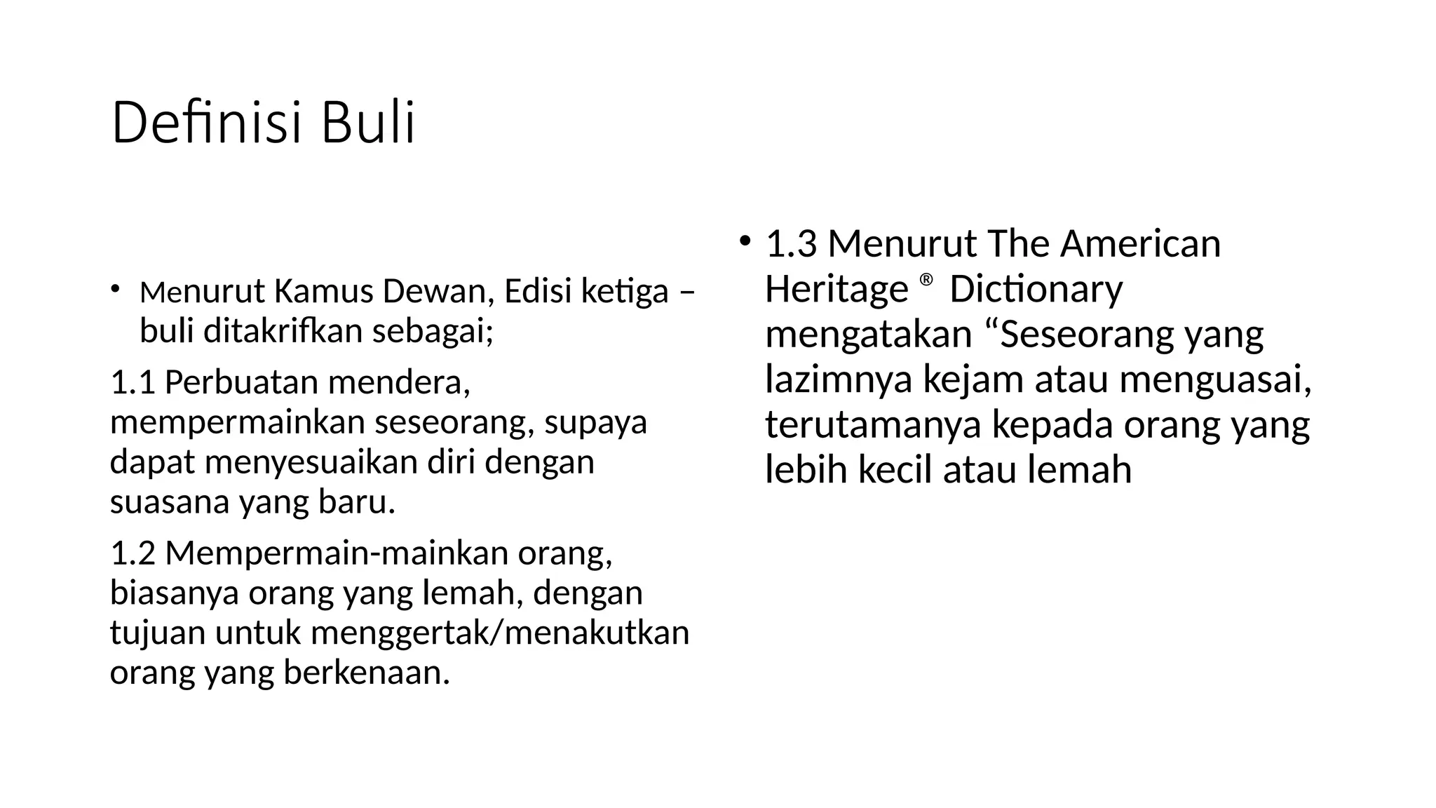 Buli jenayah di kalangan kanak-kanakpptx | PPTX