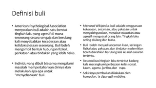 Buli jenayah di kalangan kanak-kanakpptx | PPTX