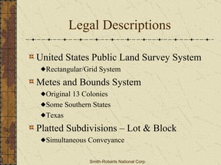 ALTA/ACSM Land Title Surveys | PPT