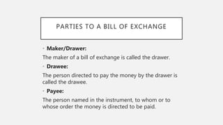 Negotiable Instruments | PPTX