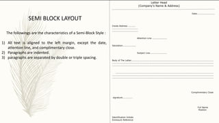 business letter | PPTX