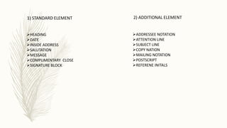 business letter | PPTX