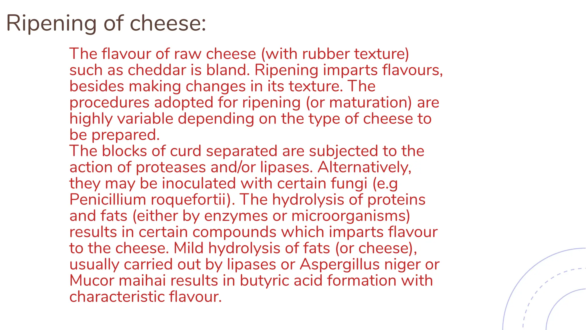 Production of cheese in industrial science | PDF
