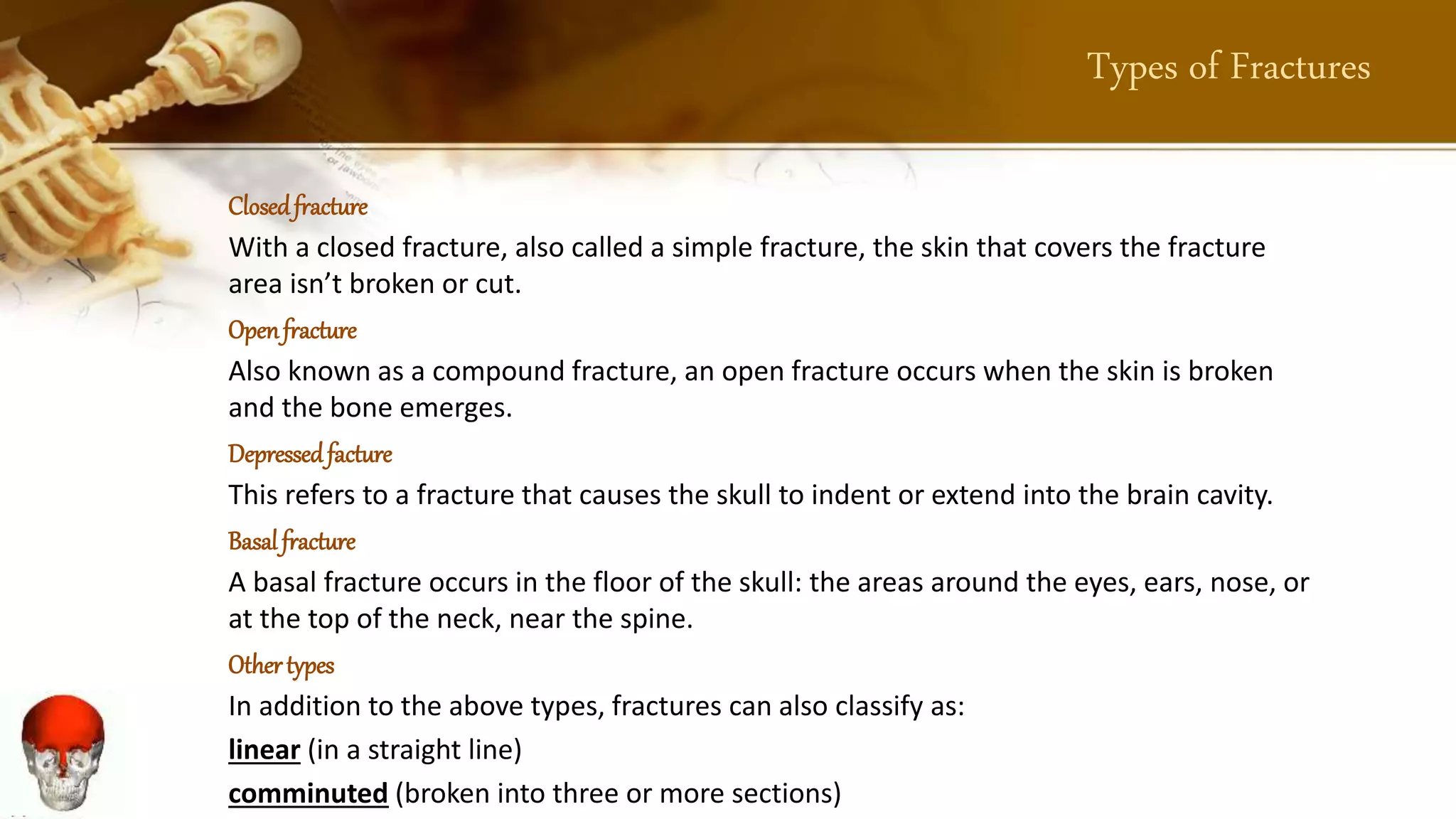 Clinical Anatomy of Skull (Presentation by Muhammad Arslan Yasin ...