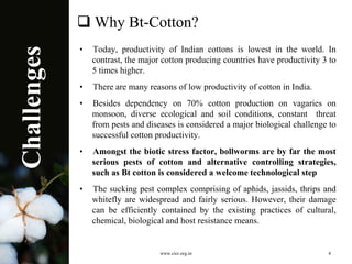Bt-Cotton & Pest Resistant Bt-Toxin | PDF