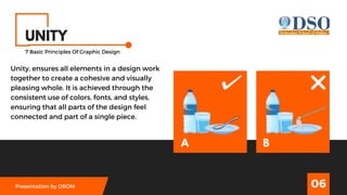 7 Basic Principles Of Graphic Design - DSOM | PPTX