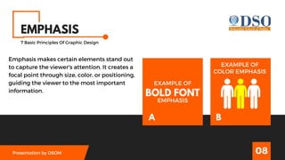 7 Basic Principles Of Graphic Design - DSOM | PPTX