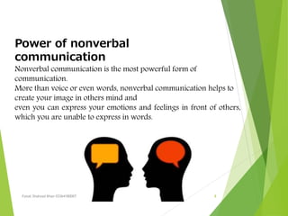 Non Verbal Communication | PPTX