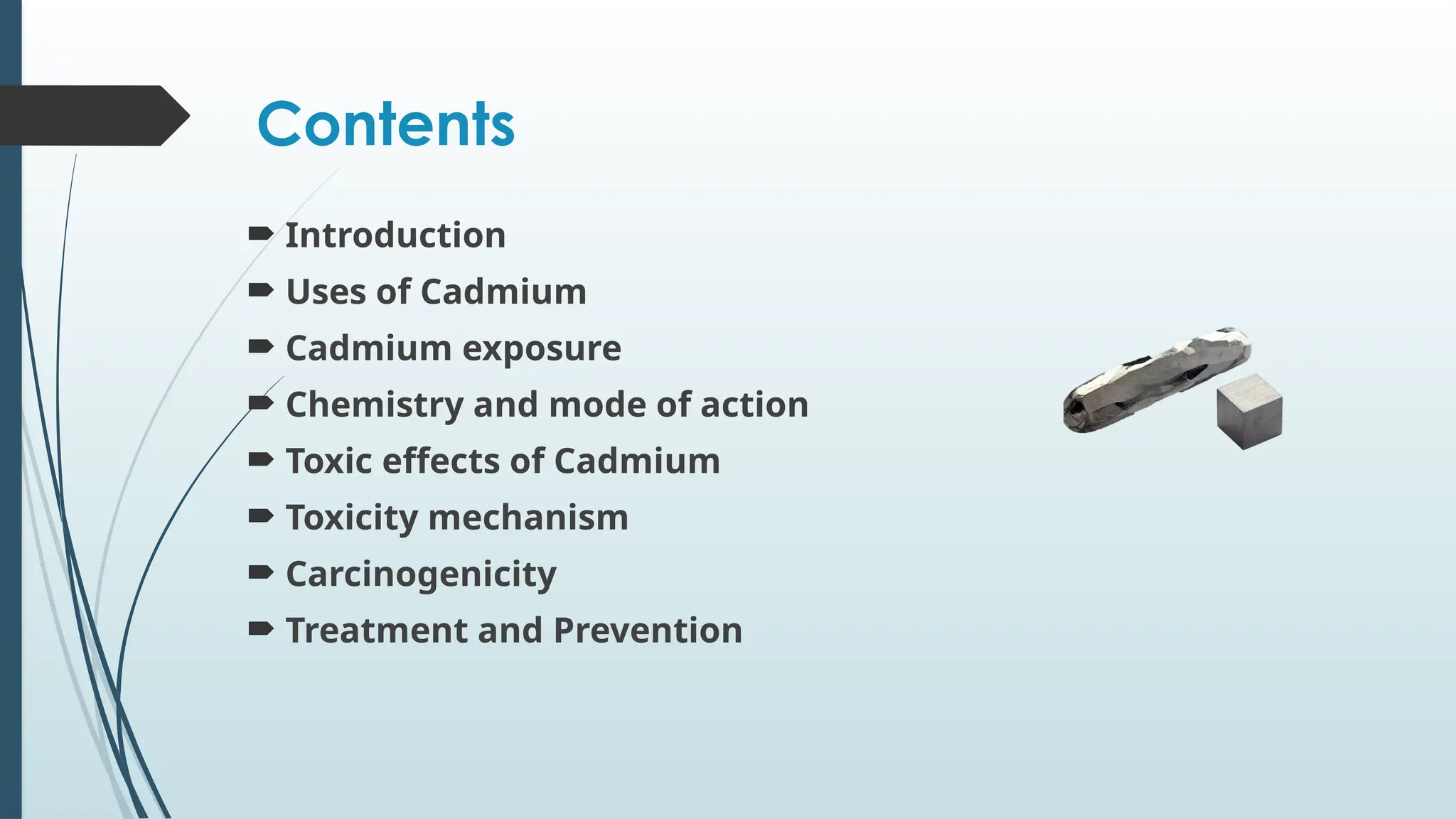 A presentation on Heavy metals, Their uses and toxicity in human body ...
