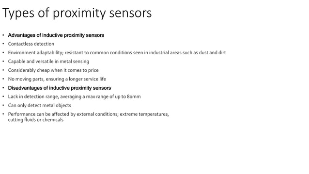 Presentation by ICA on limit switches and proximity sensors.pptx | Computer Peripherals | Computing