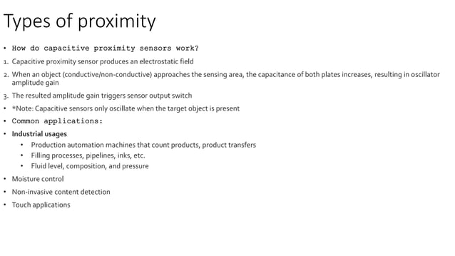 Presentation by ICA on limit switches and proximity sensors.pptx | Computer Peripherals | Computing