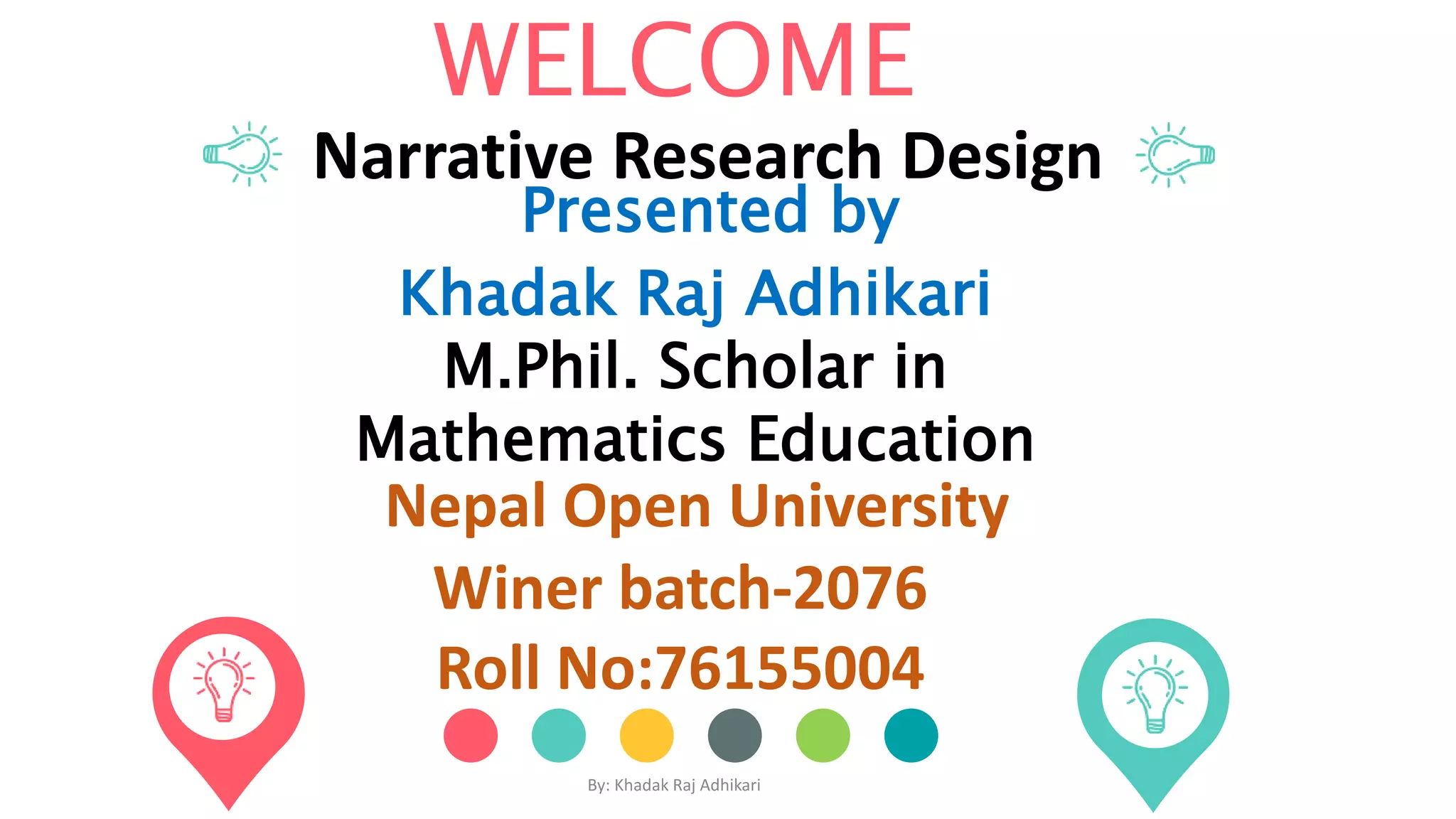 Narrative Research Design | PPTX