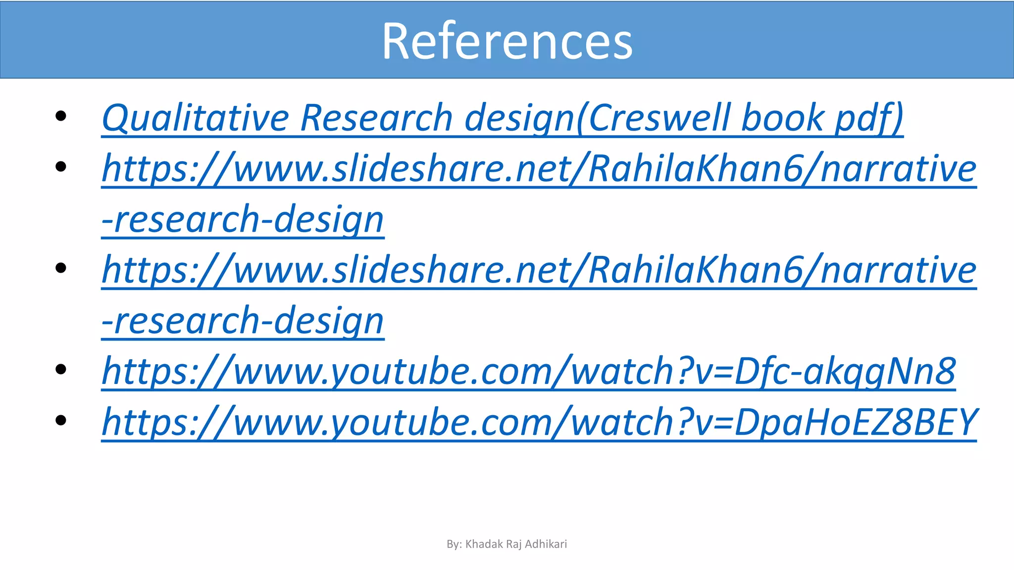 Narrative Research Design | PPTX