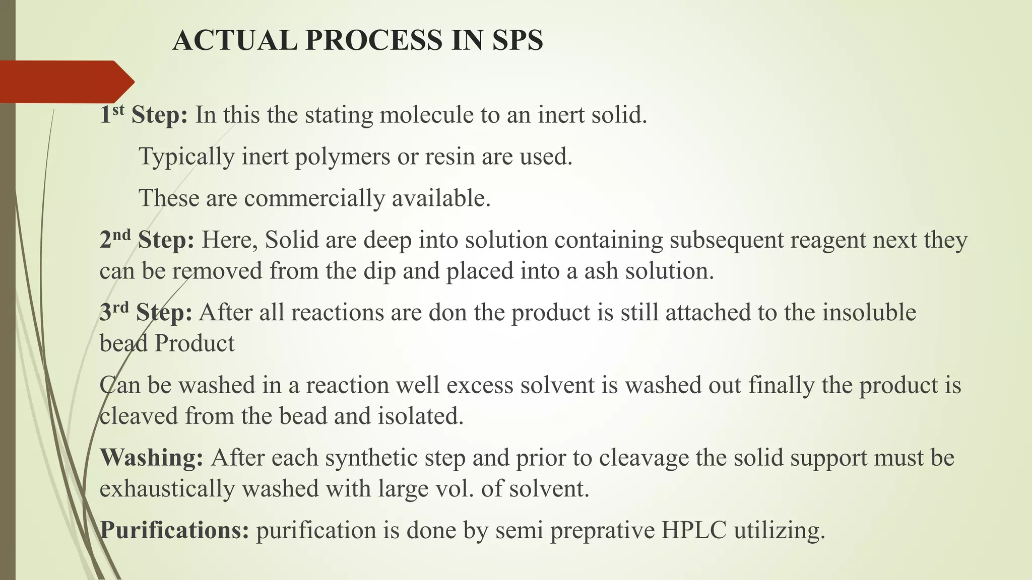 solid phase synthesis Presentation by komal | PPTX