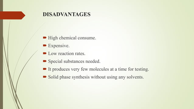 solid phase synthesis Presentation by komal | PPTX | Chemistry | Science