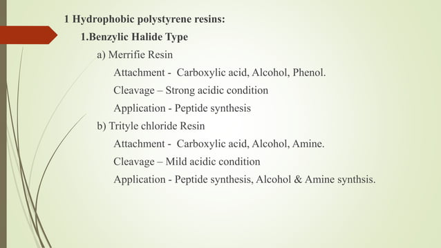 solid phase synthesis Presentation by komal | PPTX | Chemistry | Science