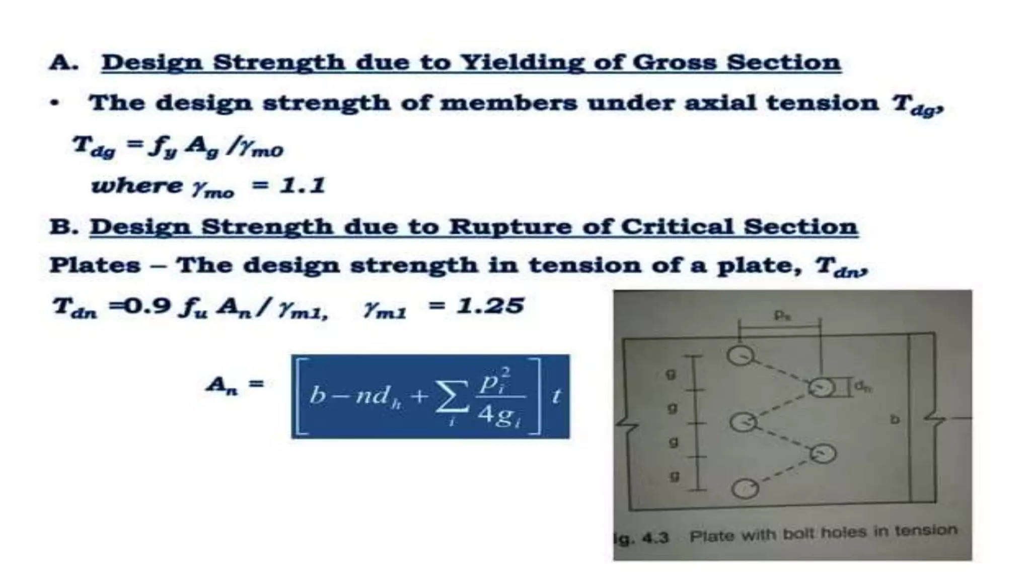 Design of Tention Member | PPT