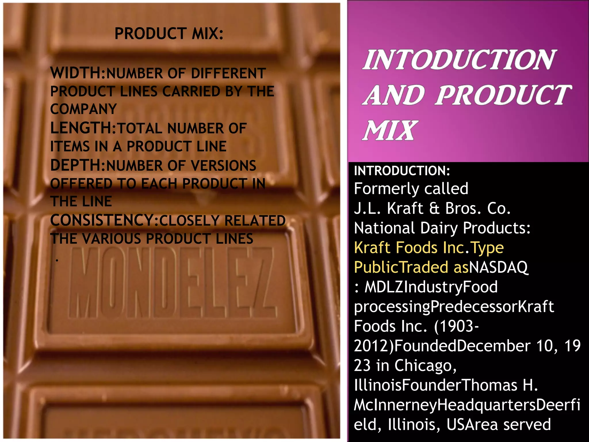 mondelez international | PPT