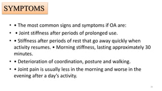 Rheumatoid arthritis and osteoarthritis presentation by Madhukar S ...