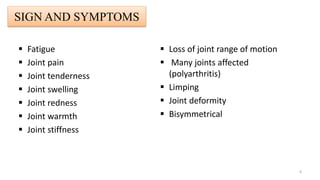 Rheumatoid arthritis and osteoarthritis presentation by Madhukar S ...