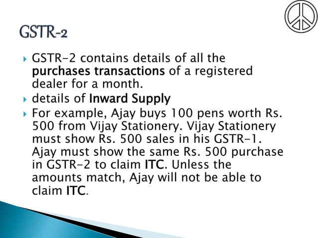 GST RETURN FILING | PPTX