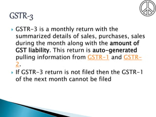 GST RETURN FILING | PPTX
