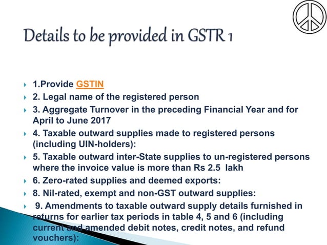 GST RETURN FILING | PPTX