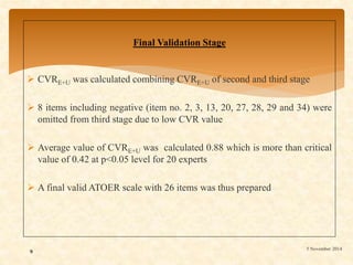 Development and Validation of a Scale to Measure Faculty Attitudes ...
