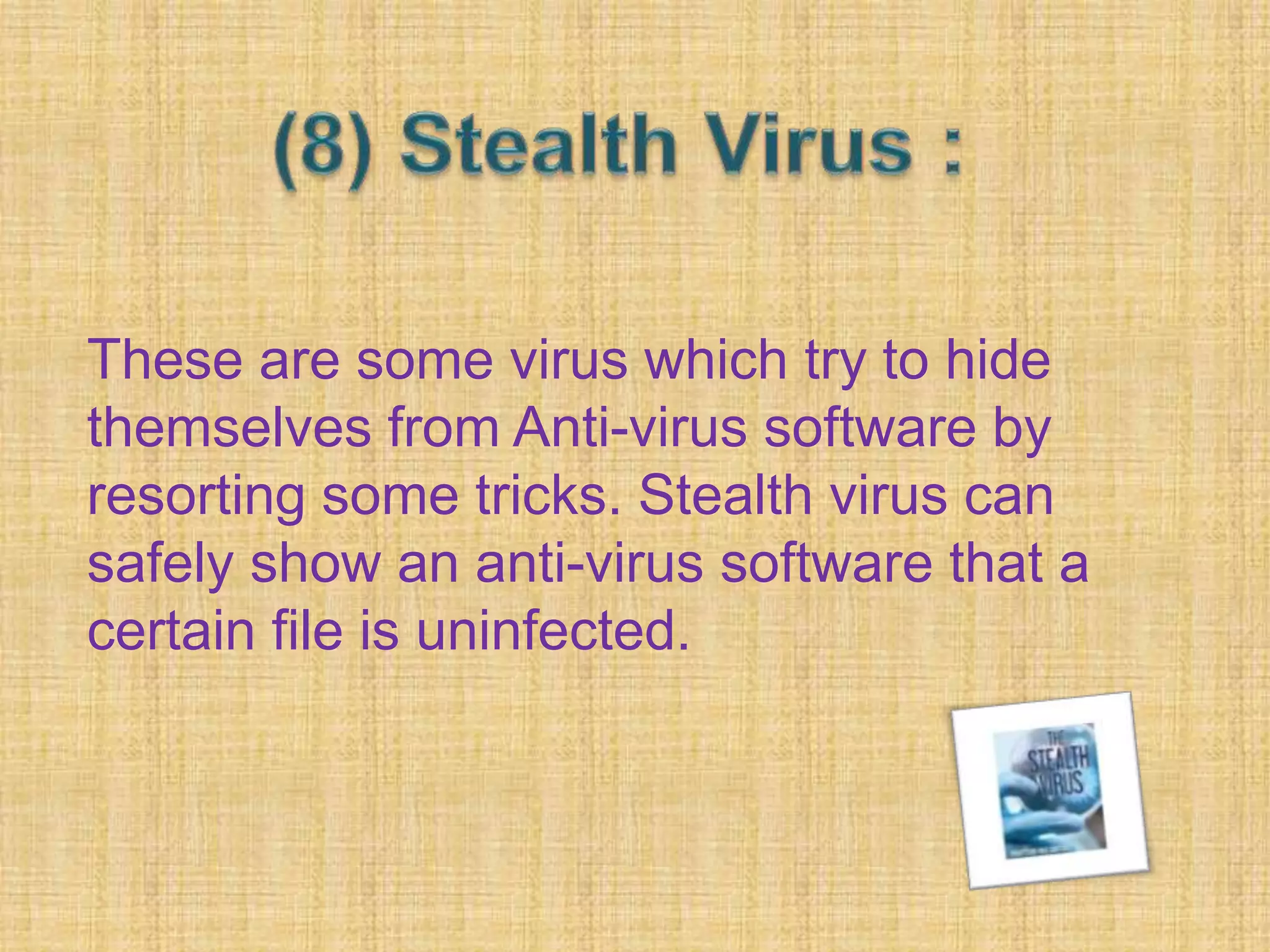 Presentation on Computer Viruses | PPTX