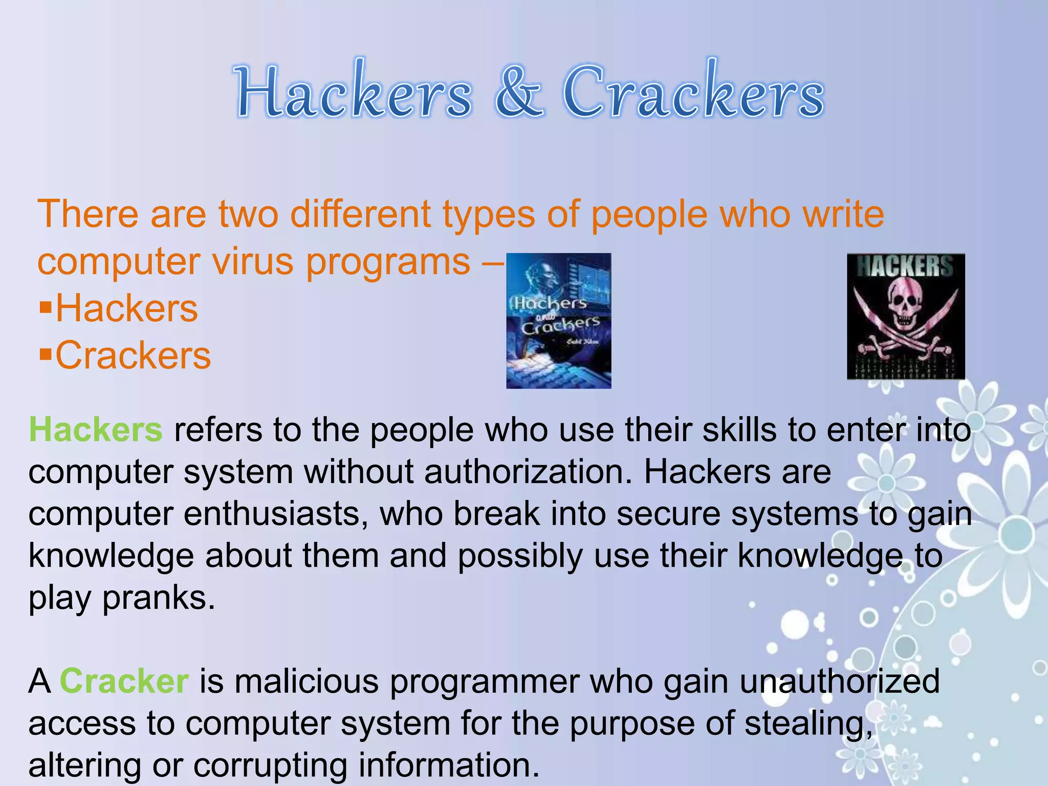 Presentation on Computer Viruses | PPTX